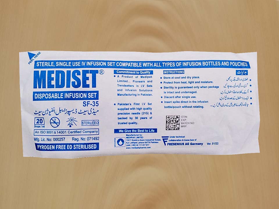 Disposable Infusion IV Mediset